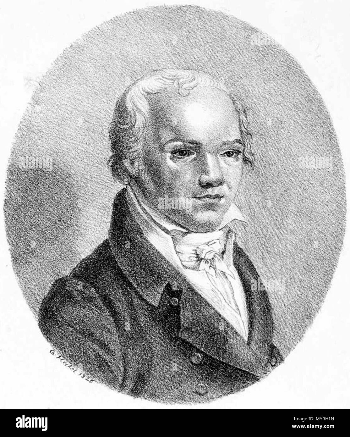 . Depicted person: Andreas Romberg . 1826 357 Andreas Romberg by Heckel ...
