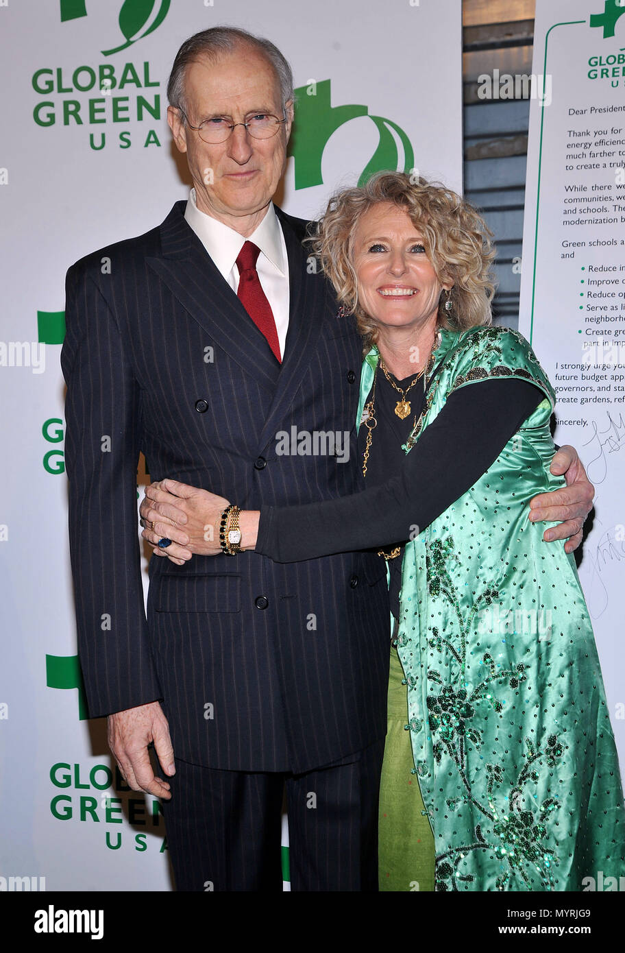 James Cromwell and wife - Global Green USA 6th Annual Pre-Oscar Party ...