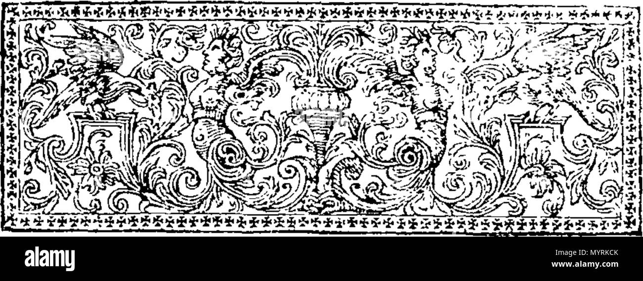 . English: Fleuron from book: An essay on the theory of painting. By Mr ...