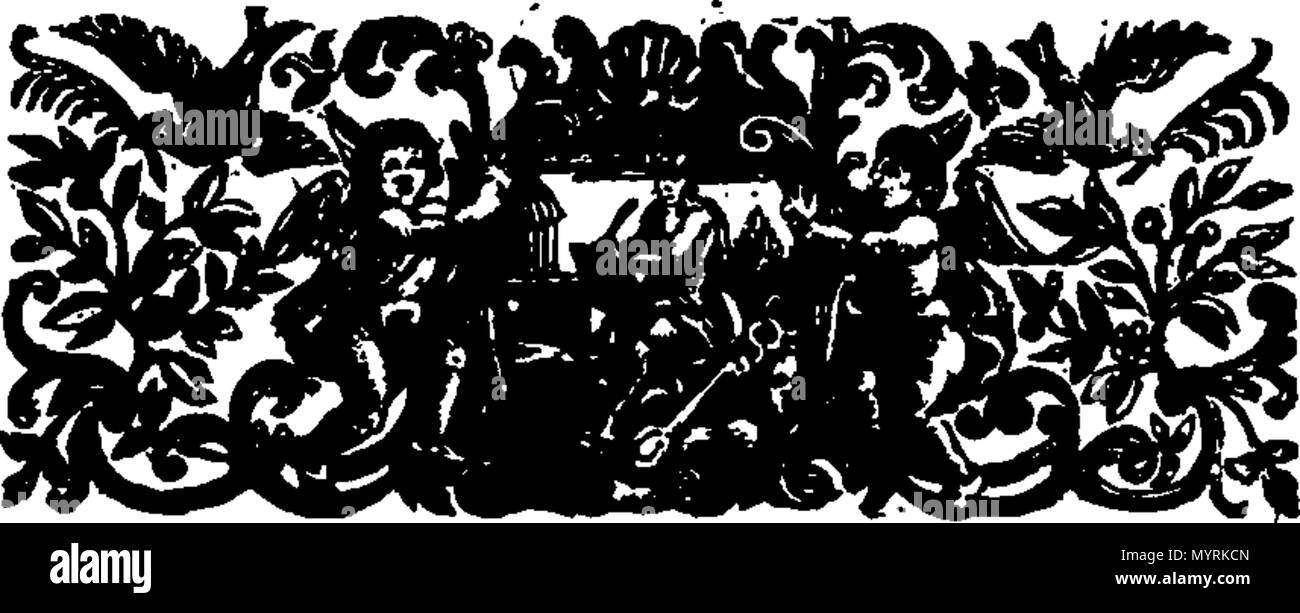 . English: Fleuron from book: An essay on the theory of painting. By Mr ...