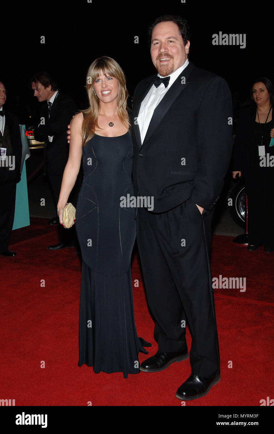Jon Favreau and wife arriving at the PALM SPRING International Film ...