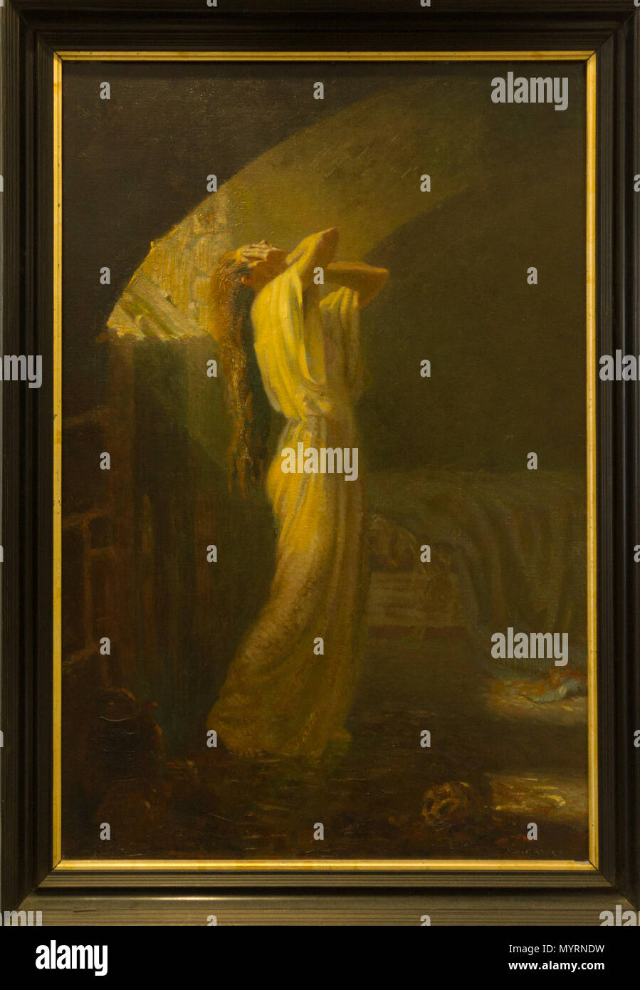 68 Marcel Roux - Le Désespoir - huile sur toile (1905) 03 Stock Photo ...