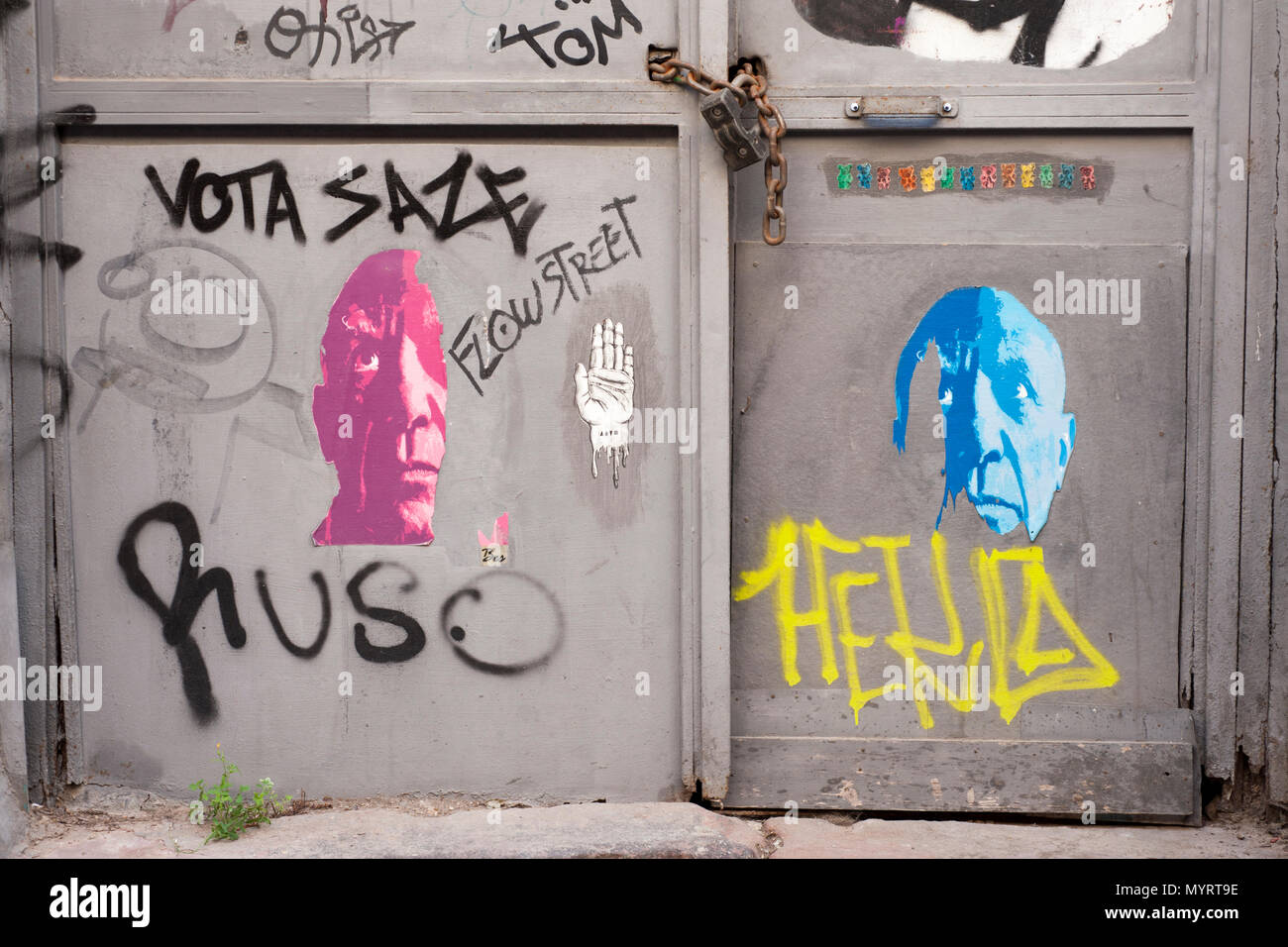 Picasso graffiti hi-res stock photography and images - Alamy
