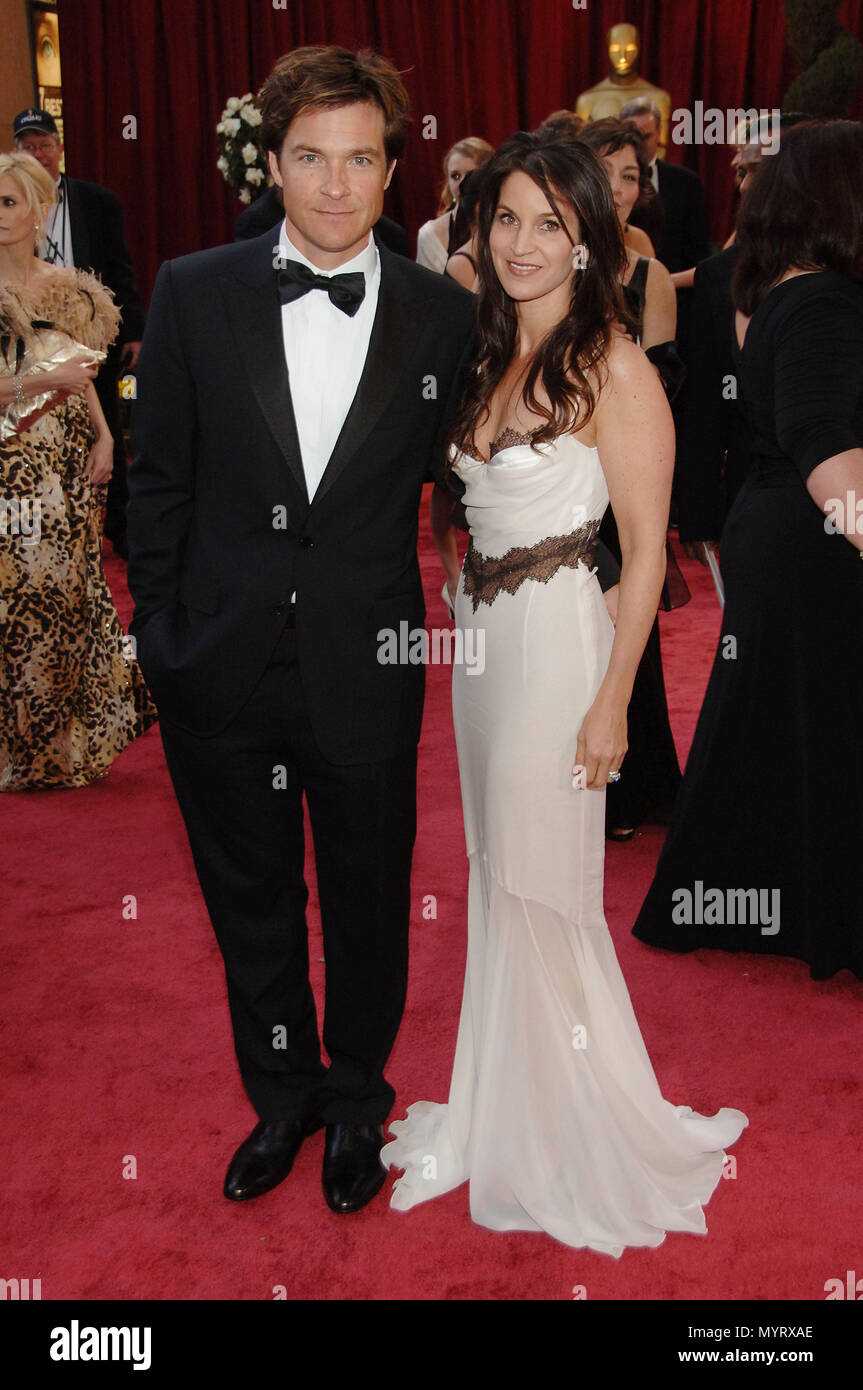 Jason Bateman and wife Amanda Anka 80th Oscars ceremony, arrival, red ...