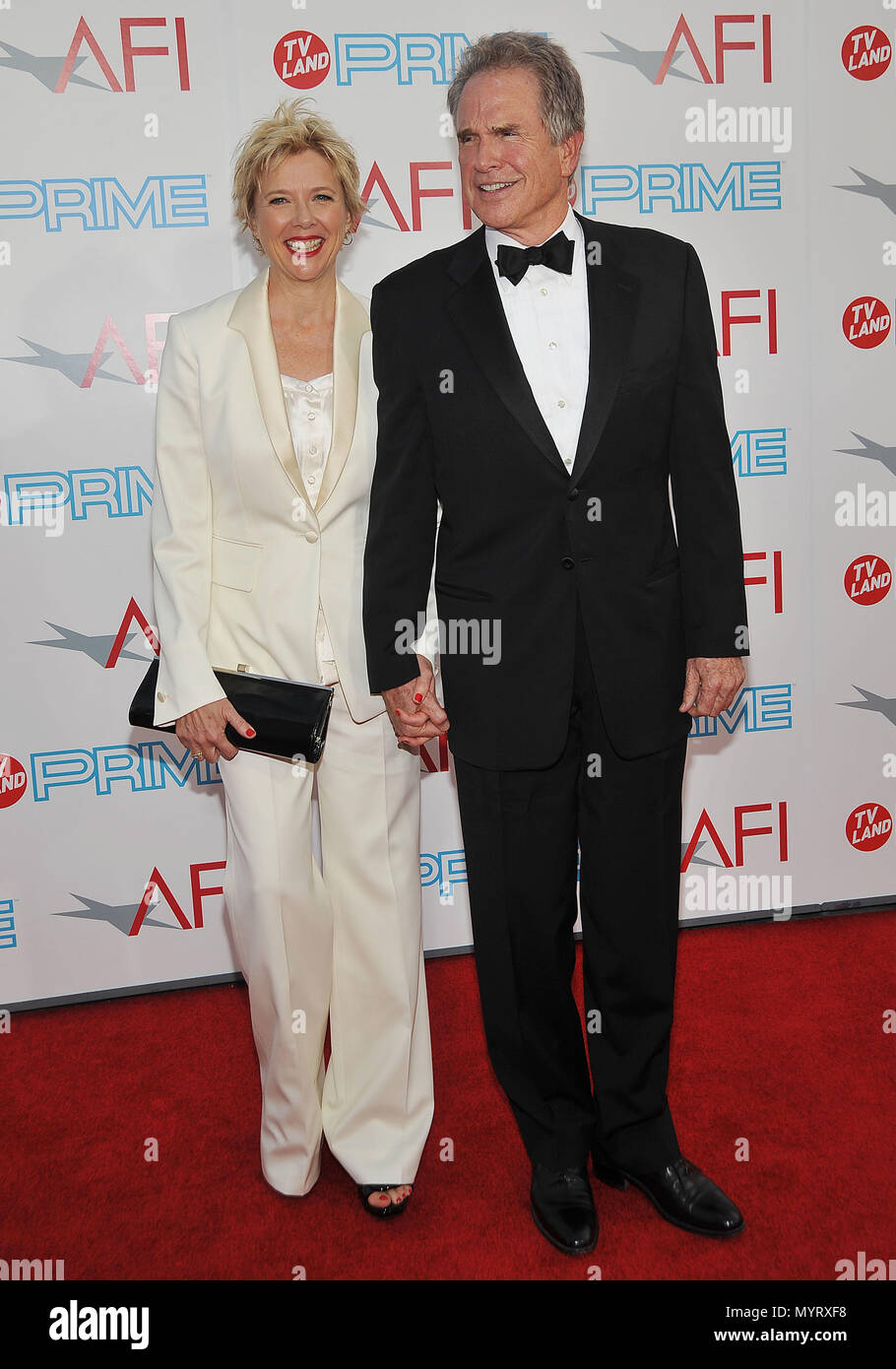 Annette Bening and husband Warren Beatty - AFI Life Achivement Awards ...