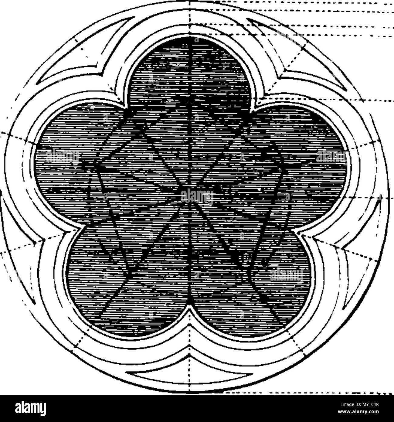 . English: Fleuron from book: Ancient architecture, restored, and ...