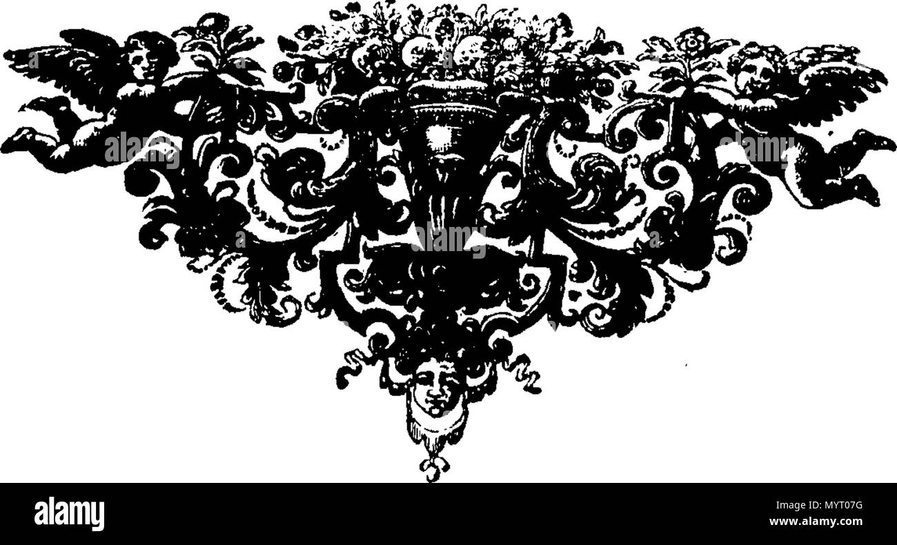 . English: Fleuron from book: Ancient masonry, both in the theory and ...