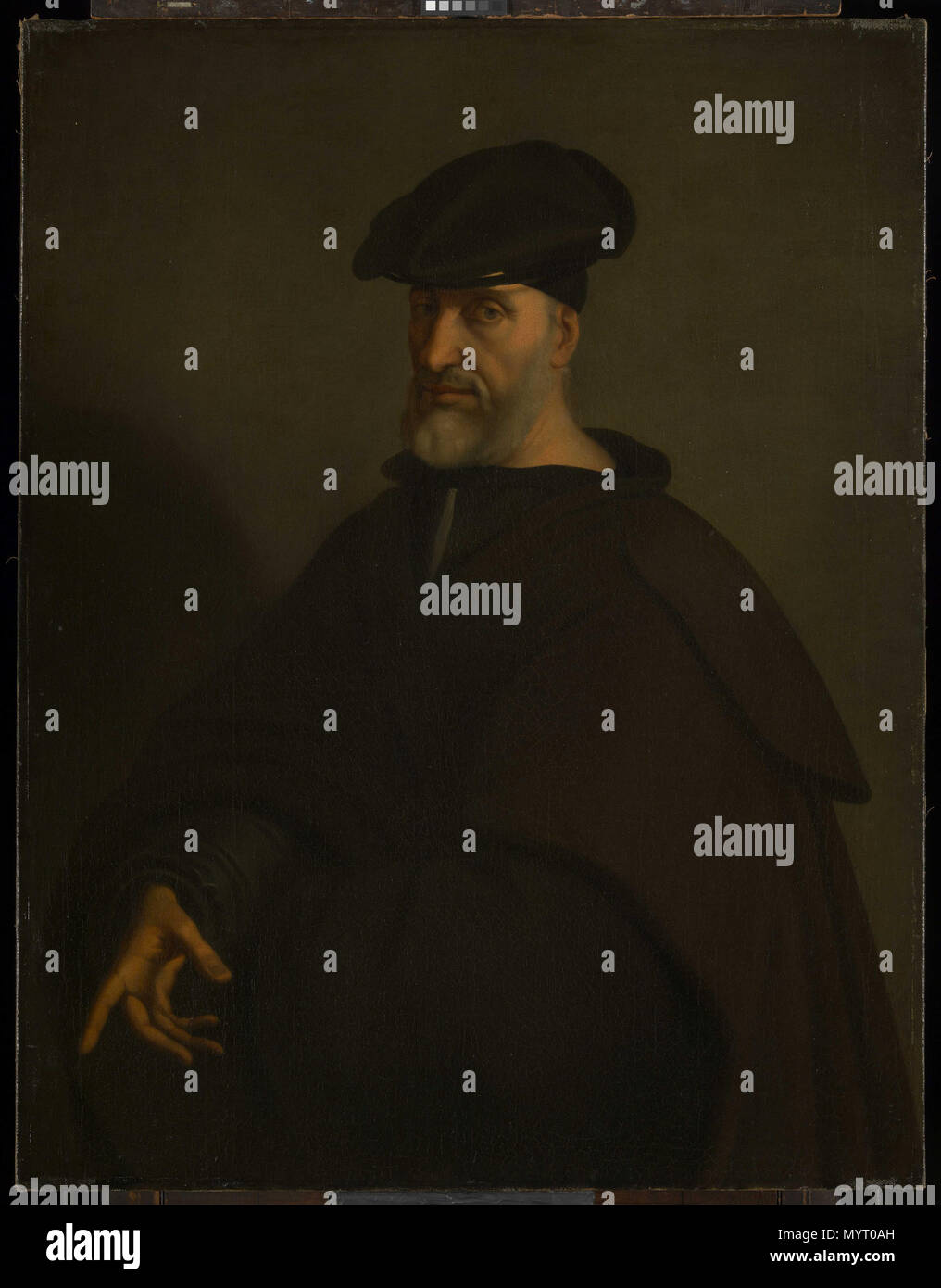 . English: Andrea Doria (1466-1560) Oil painting (unframed). Andrea ...