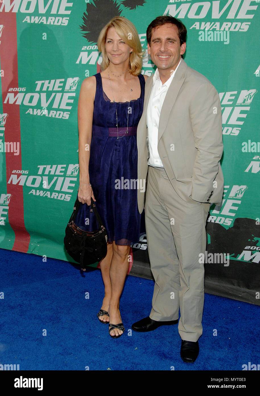 Carellsteve wife105 event in hollywood life california hi-res stock ...