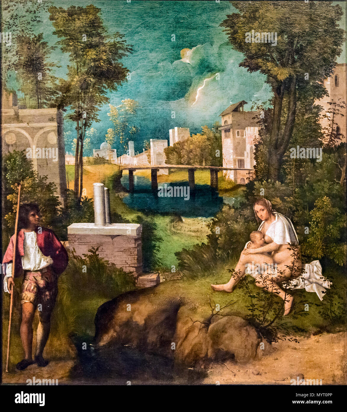 Giorgione la tempesta hi-res stock photography and images - Alamy