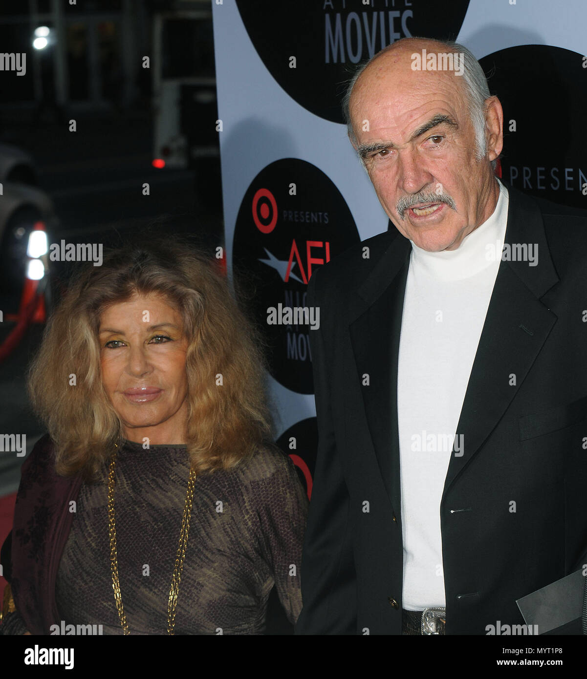Sean Connery and wife Micheline - AFI Night at the Movies Twelfe ...
