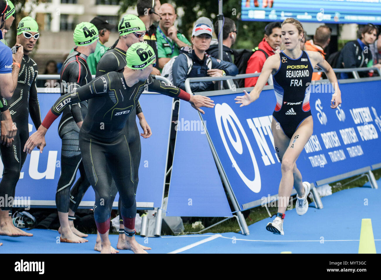 Triathlon mixed team relay hi-res stock photography and images - Alamy