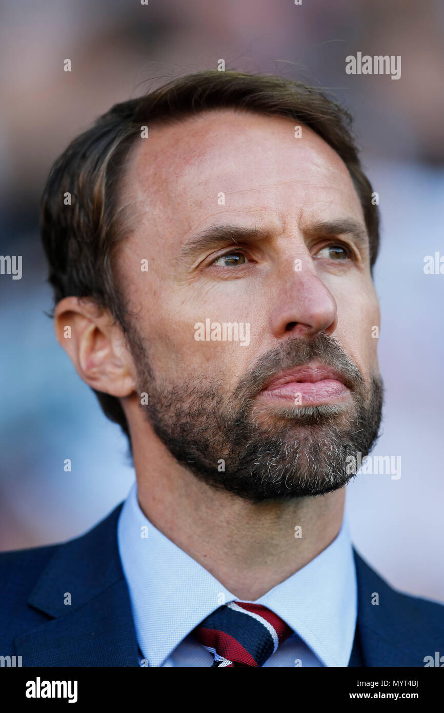 Leeds, UK. 7th Jun, 2018. England Manager Gareth Southgate before the ...
