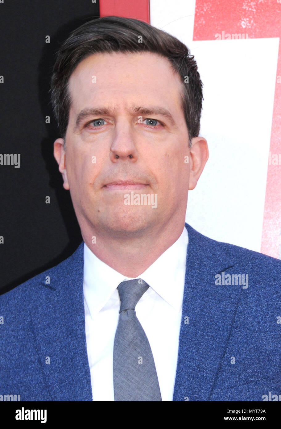 Los Angeles, USA. 7th June, 2018. Actor Ed Helms attends Warner Bros ...