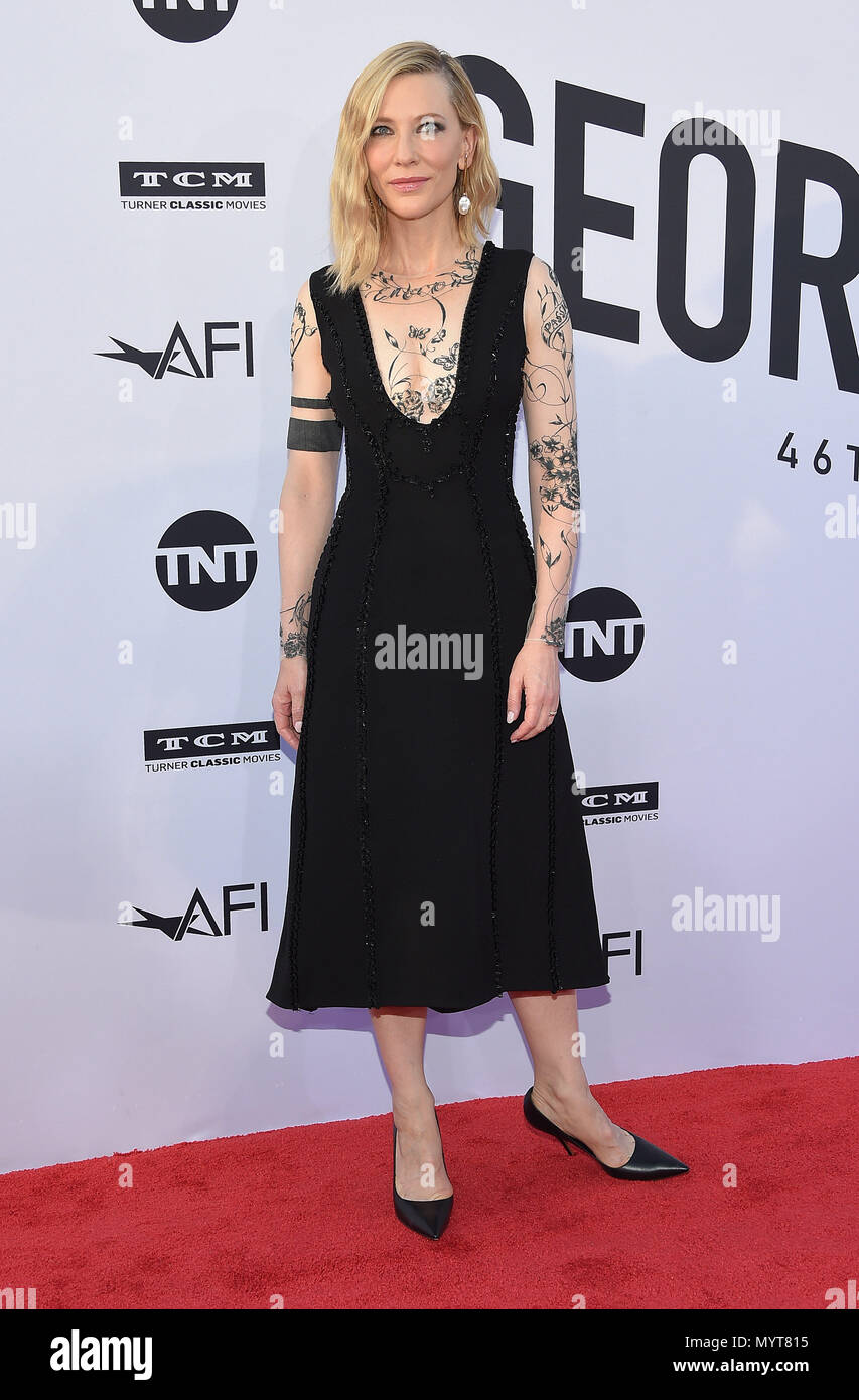Hollywood, California, USA. 7th June, 2018. Cate Blanchett arrives for ...