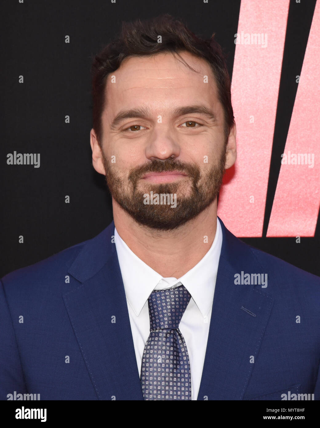 Los Angeles, California, USA. 7th June, 2018. JAKE JOHNSON arrives at ...