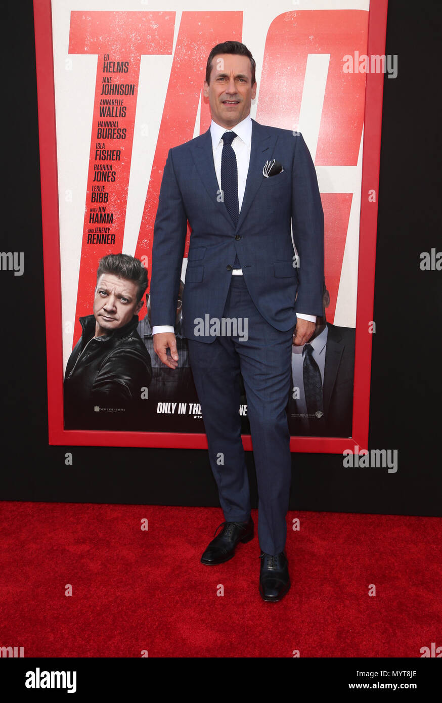 WESTWOOD, CA - JUNE 7: Jon Hamm, at the World premiere of Tag at the ...
