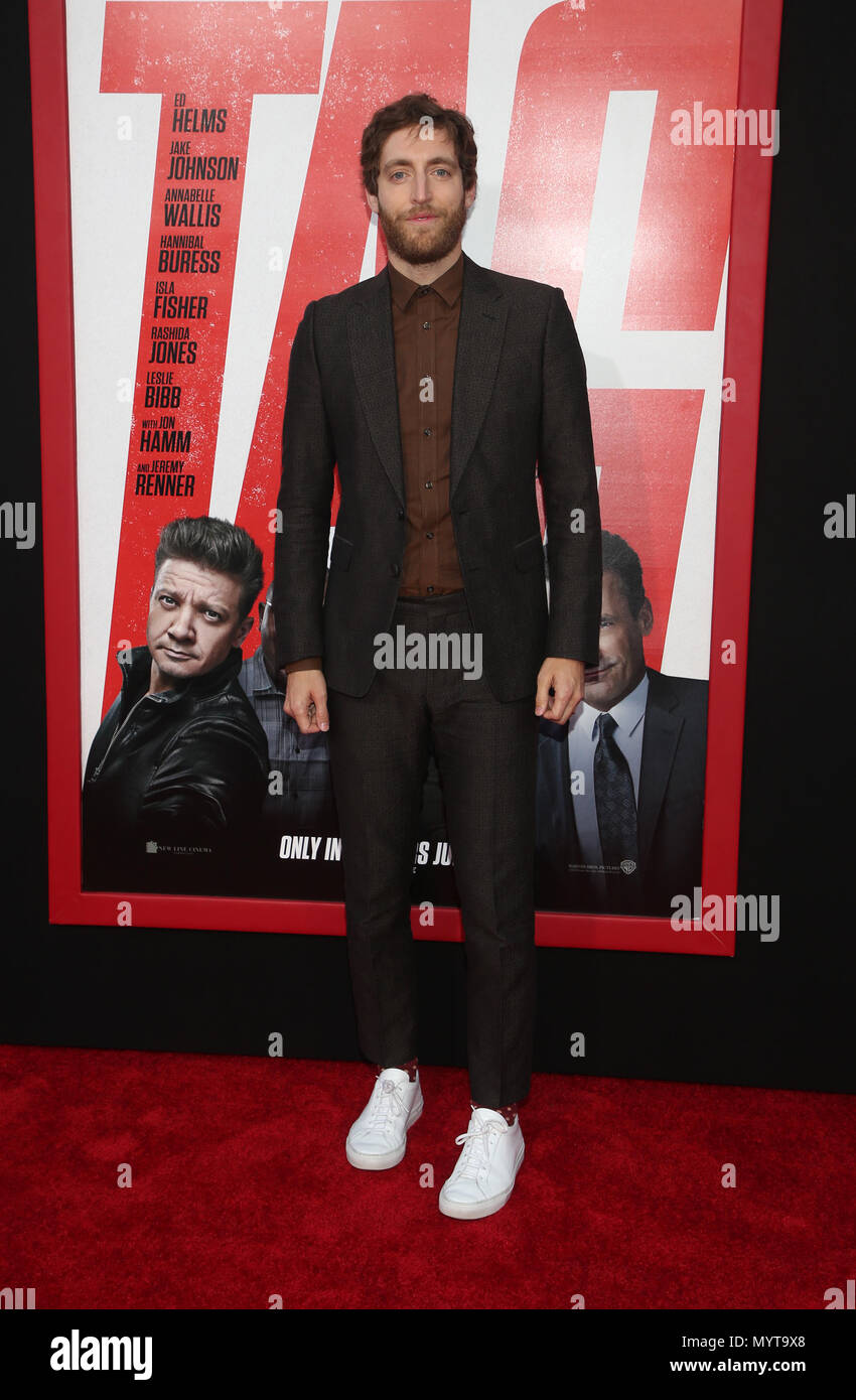 Westwood, Ca. 7th June, 2018. Thomas Middleditch, at the World premiere ...