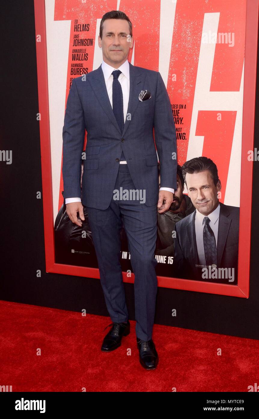 Los Angeles, CA, USA. 7th June, 2018. Jon Hamm at arrivals for TAG ...