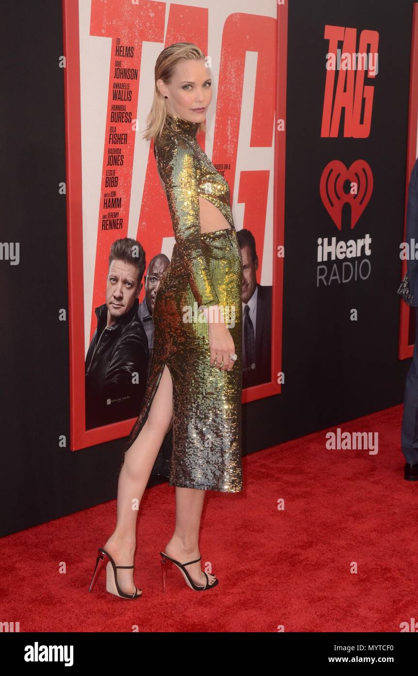 Los Angeles, CA, USA. 7th June, 2018. Leslie Bibb at arrivals for TAG ...