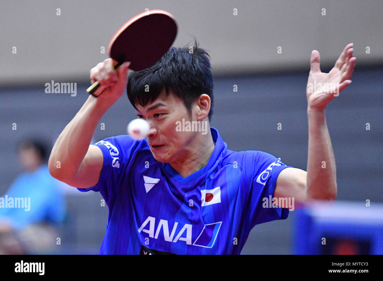 Kitakyushu, Japan. Credit: MATSUO. 8th June, 2018. Masaki Yoshida (JPN ...