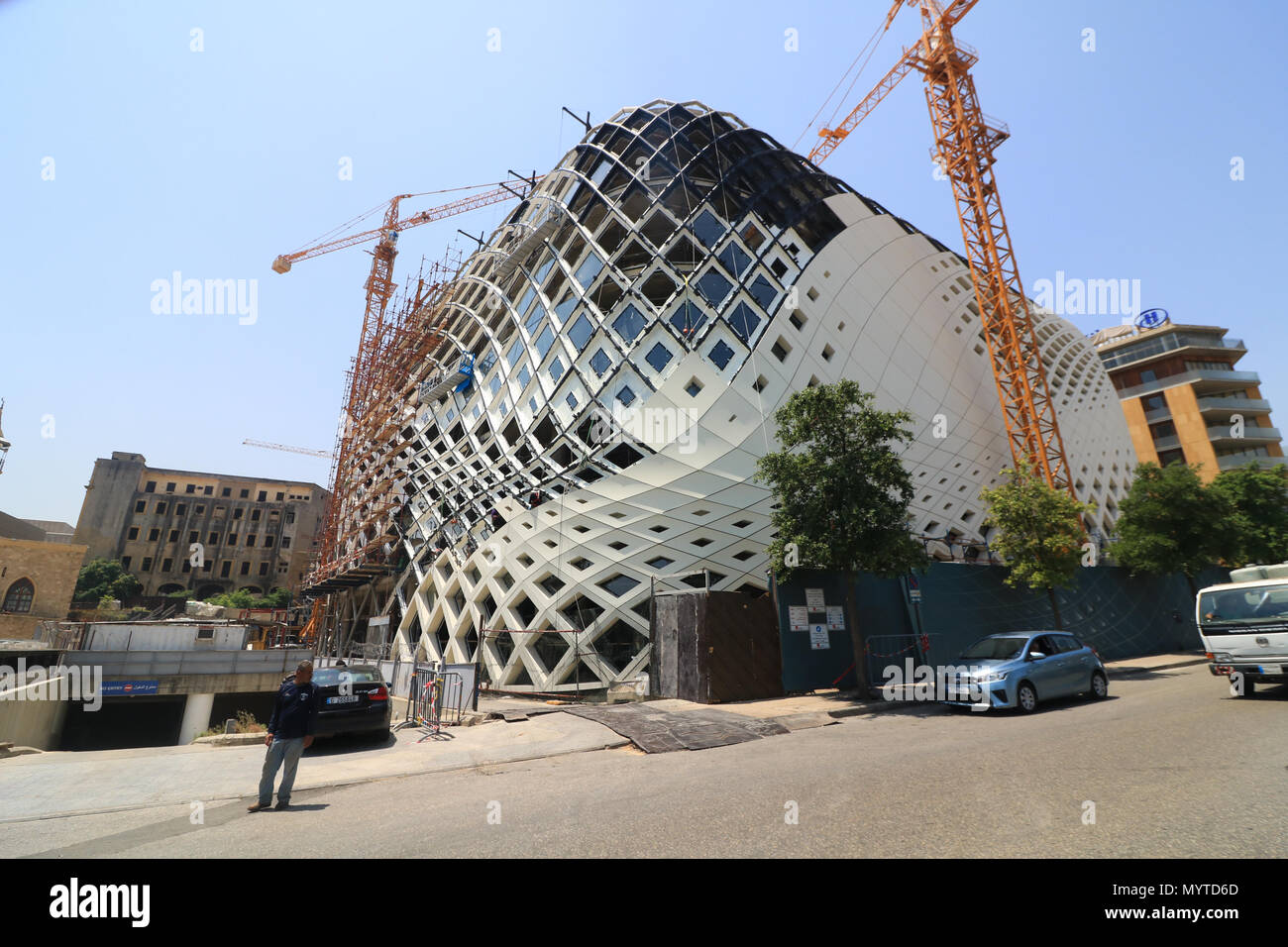 Beirut, Lebanon, 8th June 2018. A 5 storey Department Store designed by ...