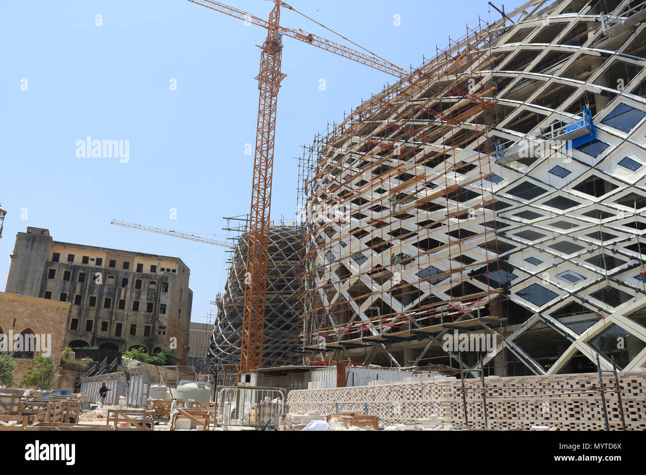 Beirut, Lebanon, 8th June 2018. A 5 storey Department Store designed by ...