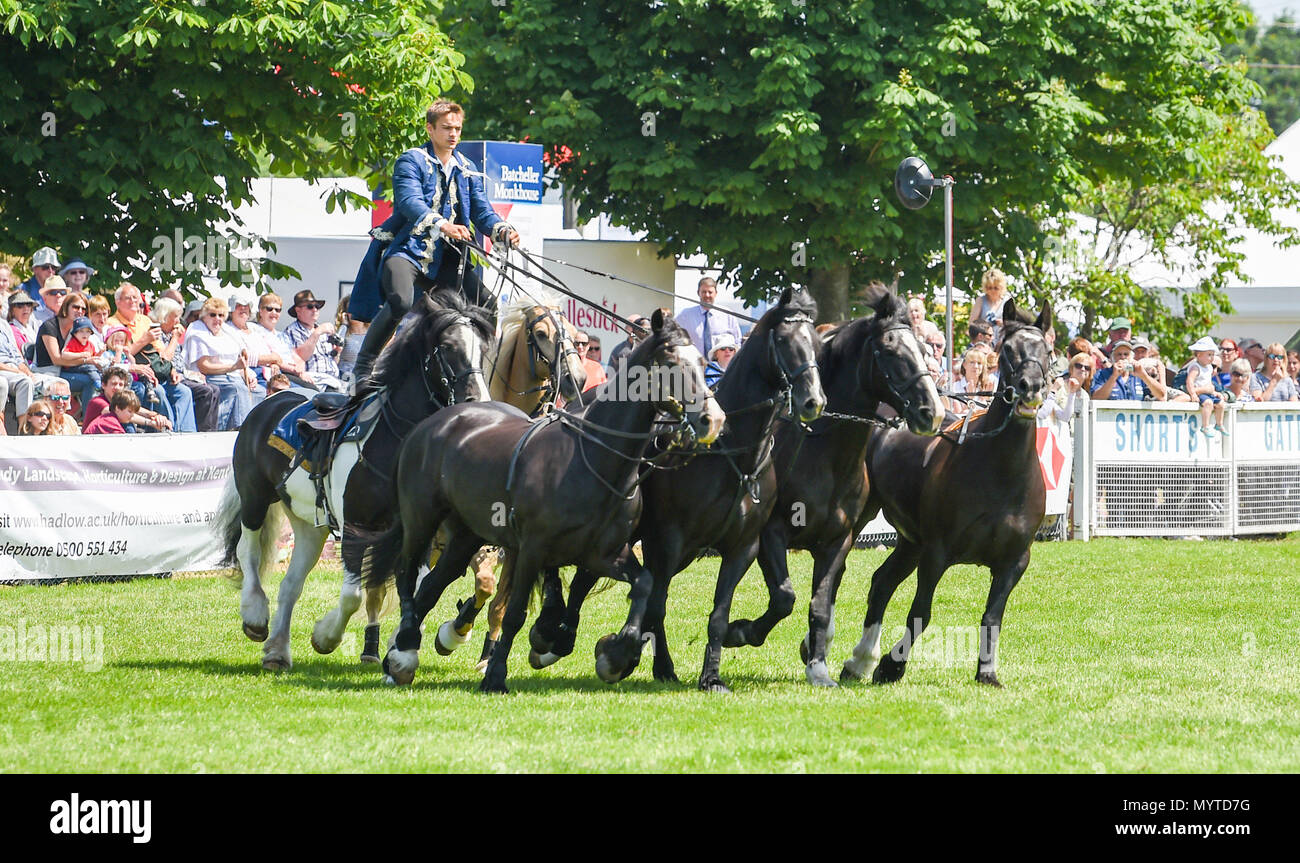 Ardingly Sussex UK 8th June 2018 - Members of the Atkinson Action ...