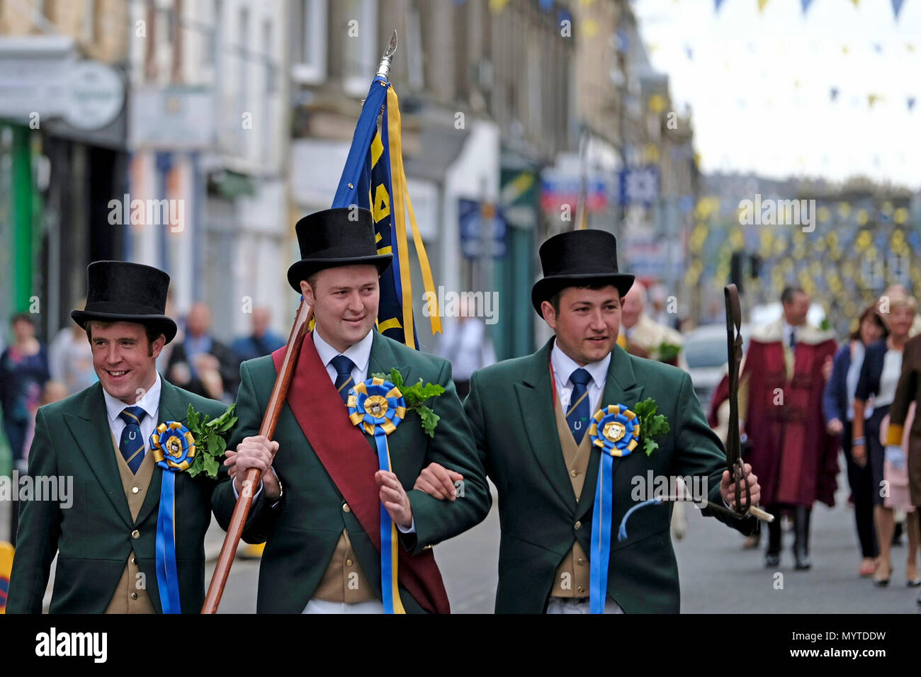 Hawick high street scotland hi-res stock photography and images - Alamy