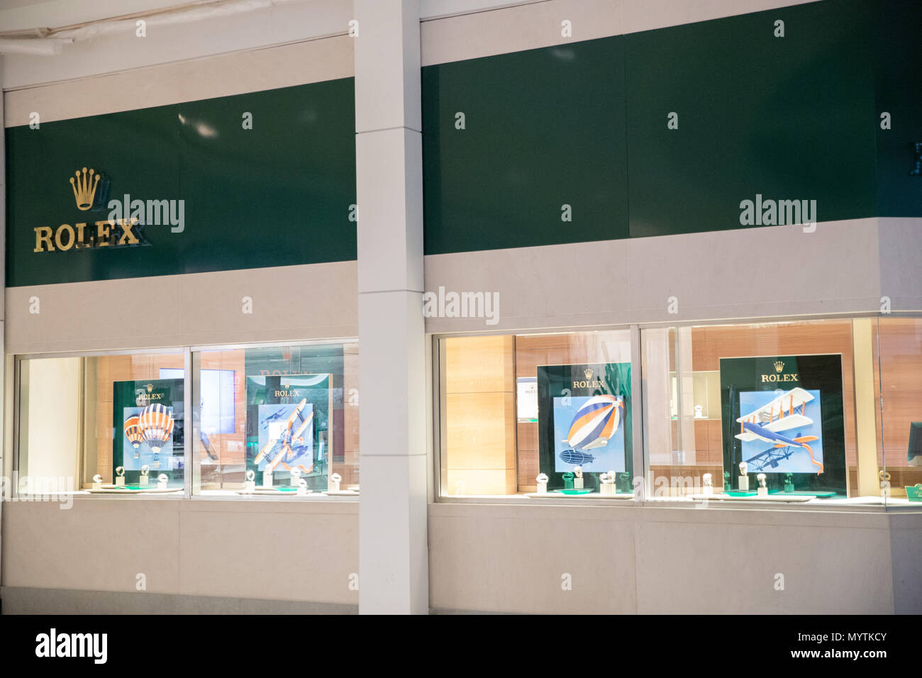 Philadelphia, Pennsylvania - May 30, 2018: Rolex store at Philadelphia ...