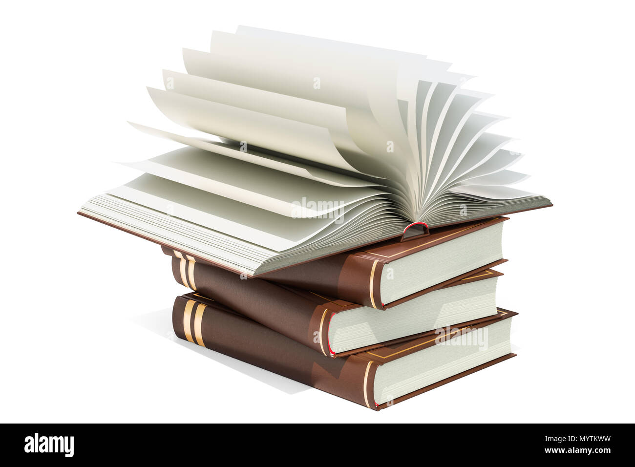 Heap of books Cut Out Stock Images & Pictures - Alamy