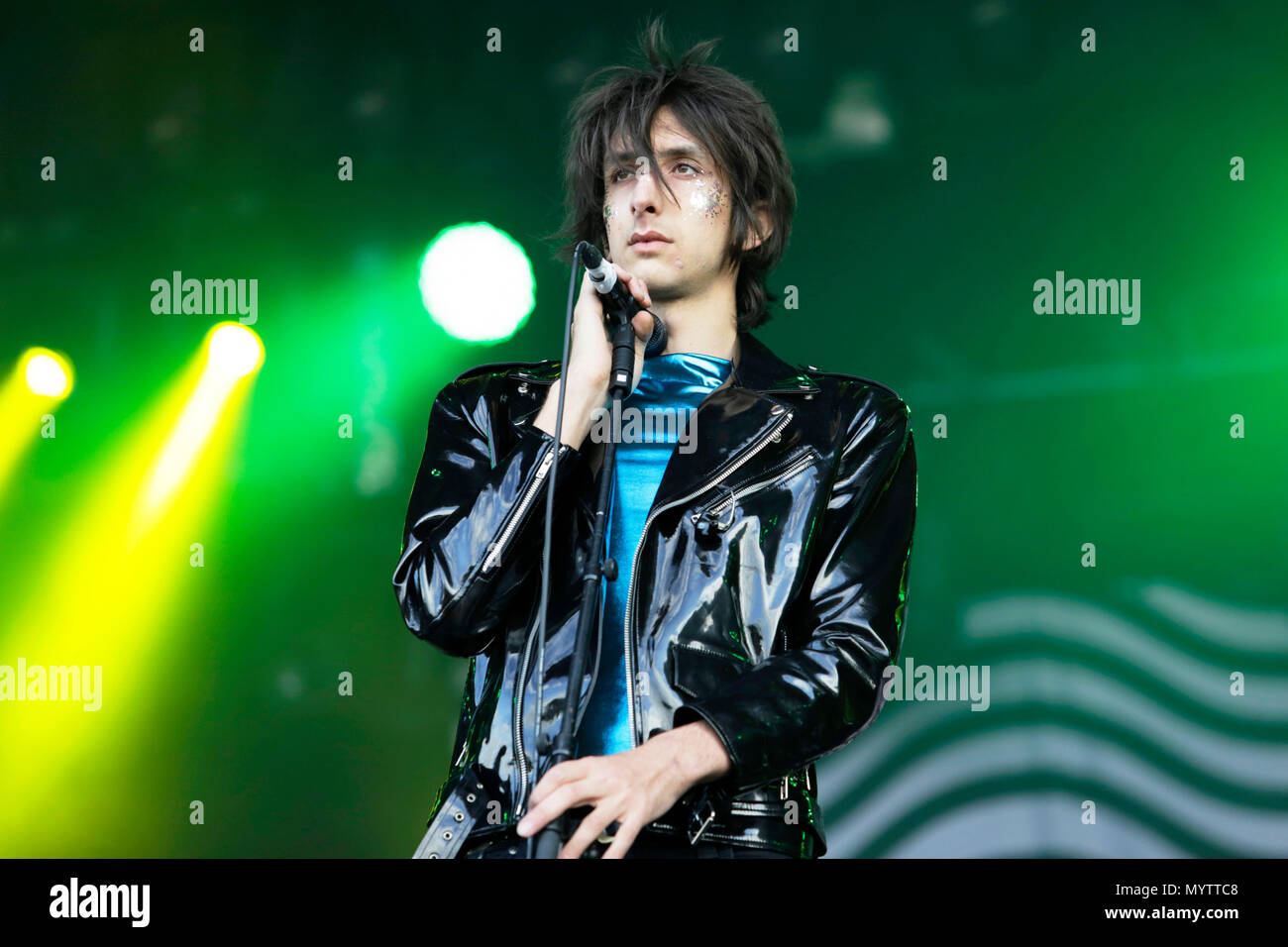 Faris Badwan of The Horrors performs on stage at Latitude Festival 2017 ...