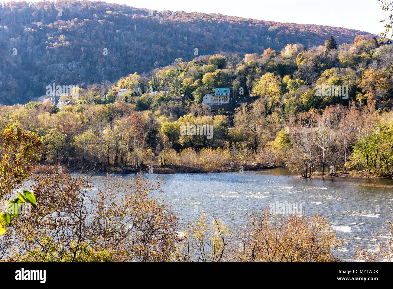 Historic buildings in harpers ferry hi-res stock photography and images ...