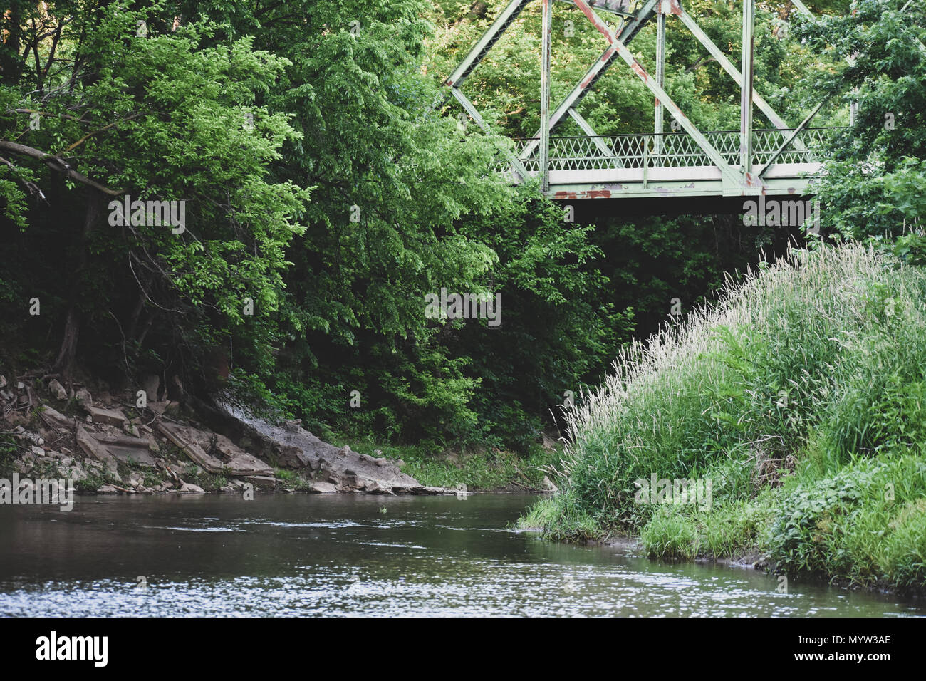 Shallow river stream flowing calmly hi-res stock photography and images ...