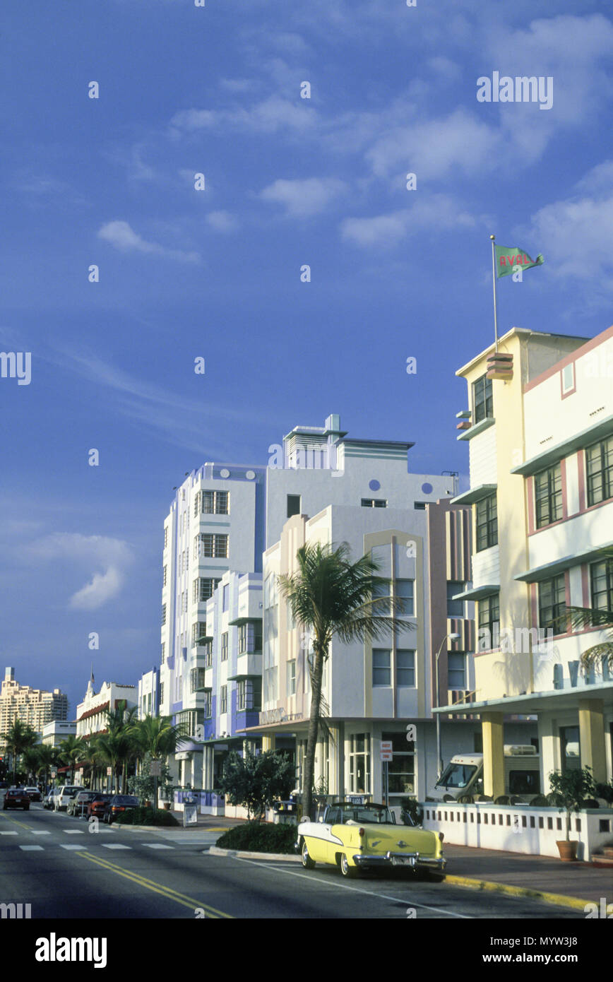 1992 HISTORICAL HOTELS OCEAN DRIVE SOUTH BEACH ART DECO DISTRICT MIAMI ...