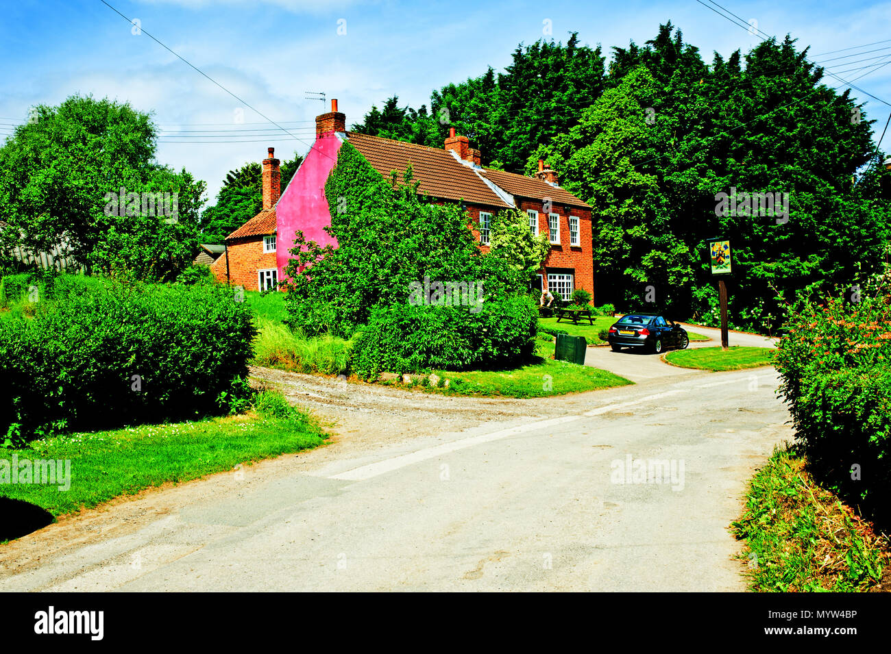 The Blacksmiths Arms, Farlington, North Yorkshire, England Stock Photo ...