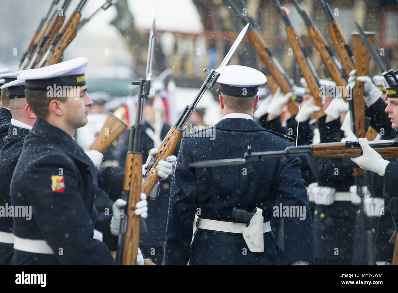Polish navy soldiers hi-res stock photography and images - Alamy