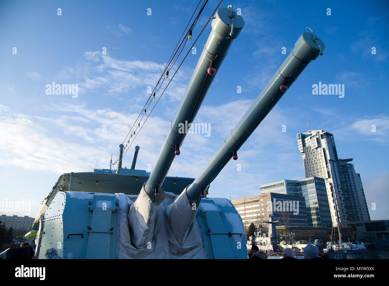 Museum ship ORP Blyskawica is a Grom class destroyer which served in ...