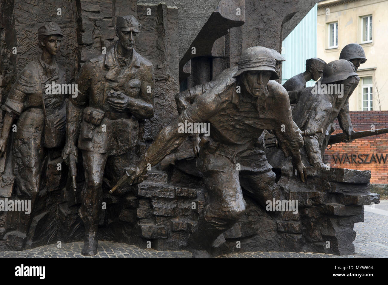 Warsaw Uprising Monument (Pomnik Powstania Warszawskiego) on Krasinski ...