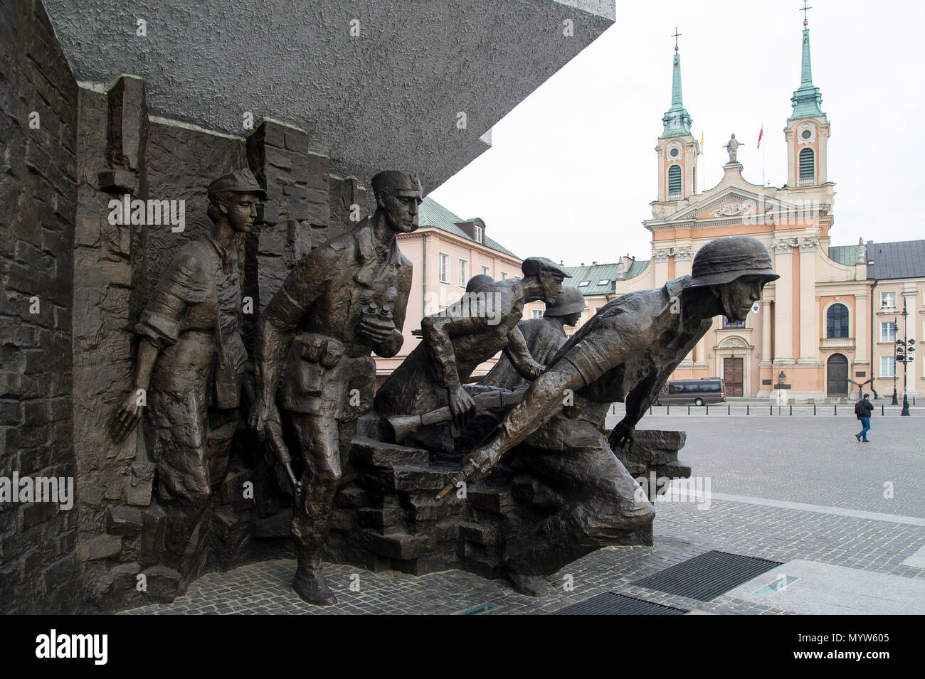 Warsaw Uprising Monument (Pomnik Powstania Warszawskiego) on Krasinski ...