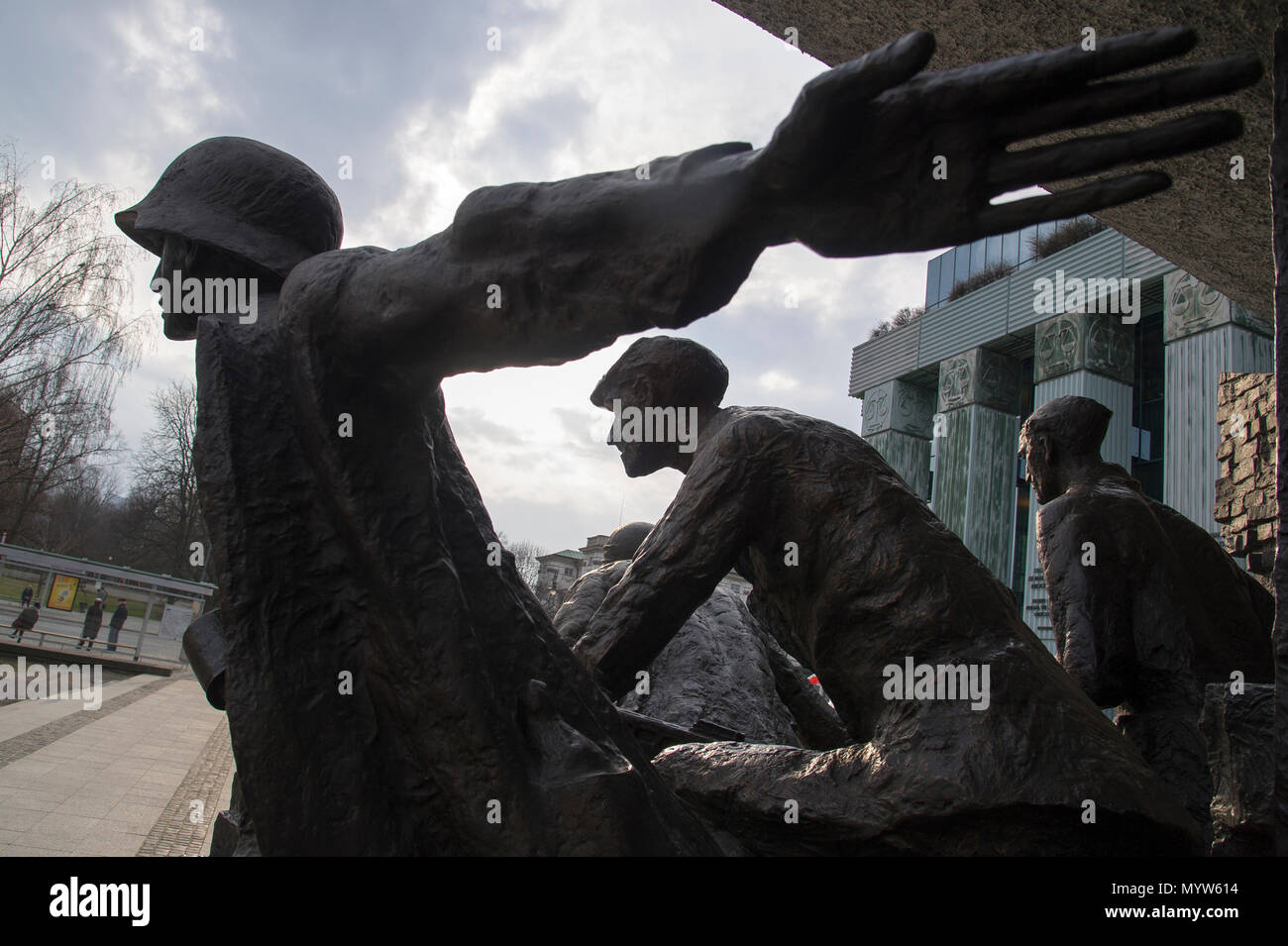 Warsaw Uprising Monument (Pomnik Powstania Warszawskiego) on Krasinski ...