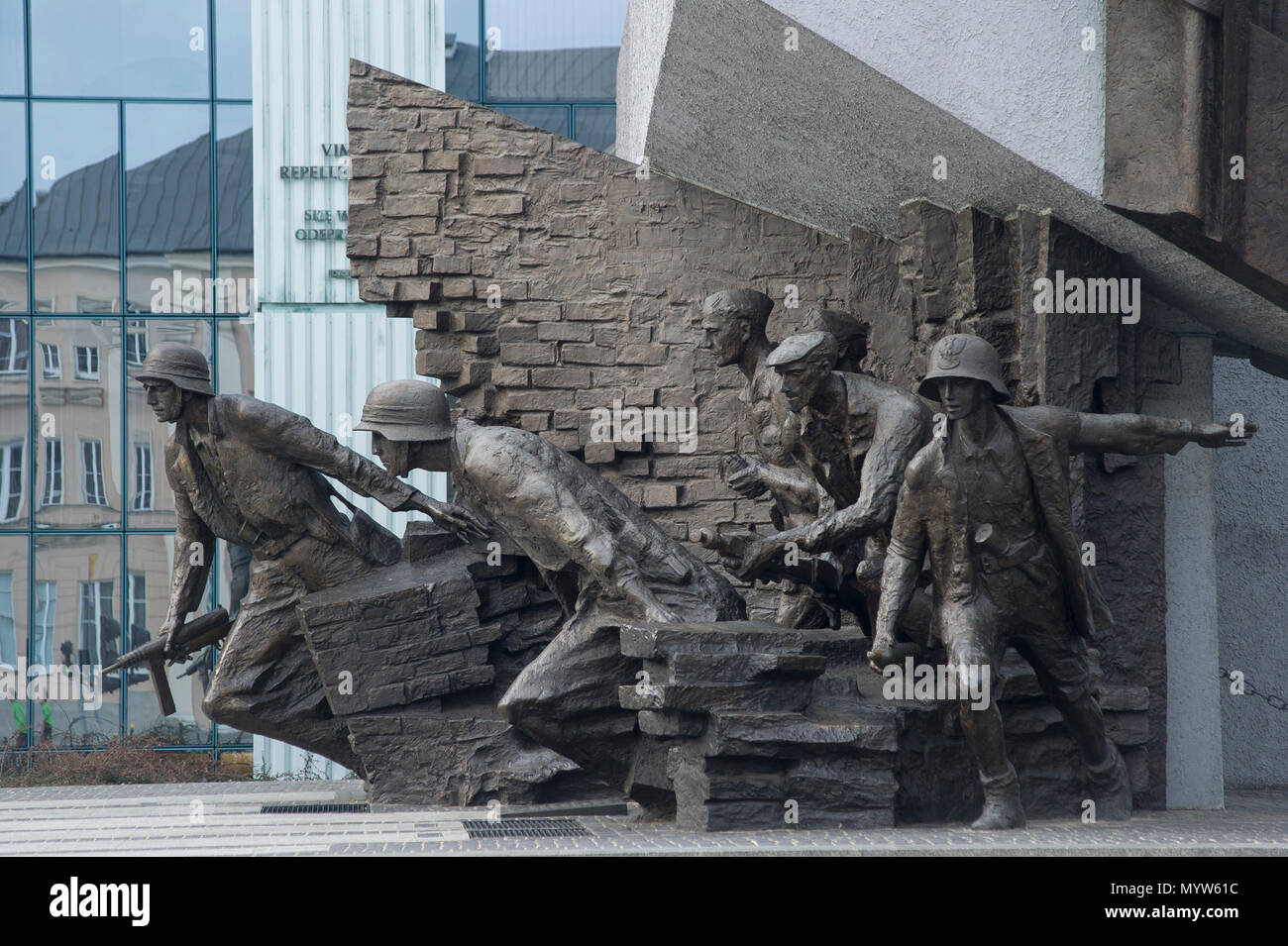 Warsaw Uprising Monument (Pomnik Powstania Warszawskiego) on Krasinski ...