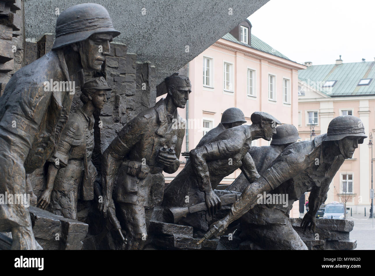 Warsaw Uprising Monument (Pomnik Powstania Warszawskiego) on Krasinski ...