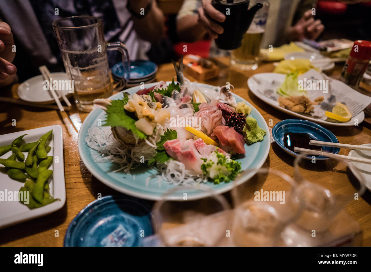 Sashimi in Japan Stock Photo - Alamy