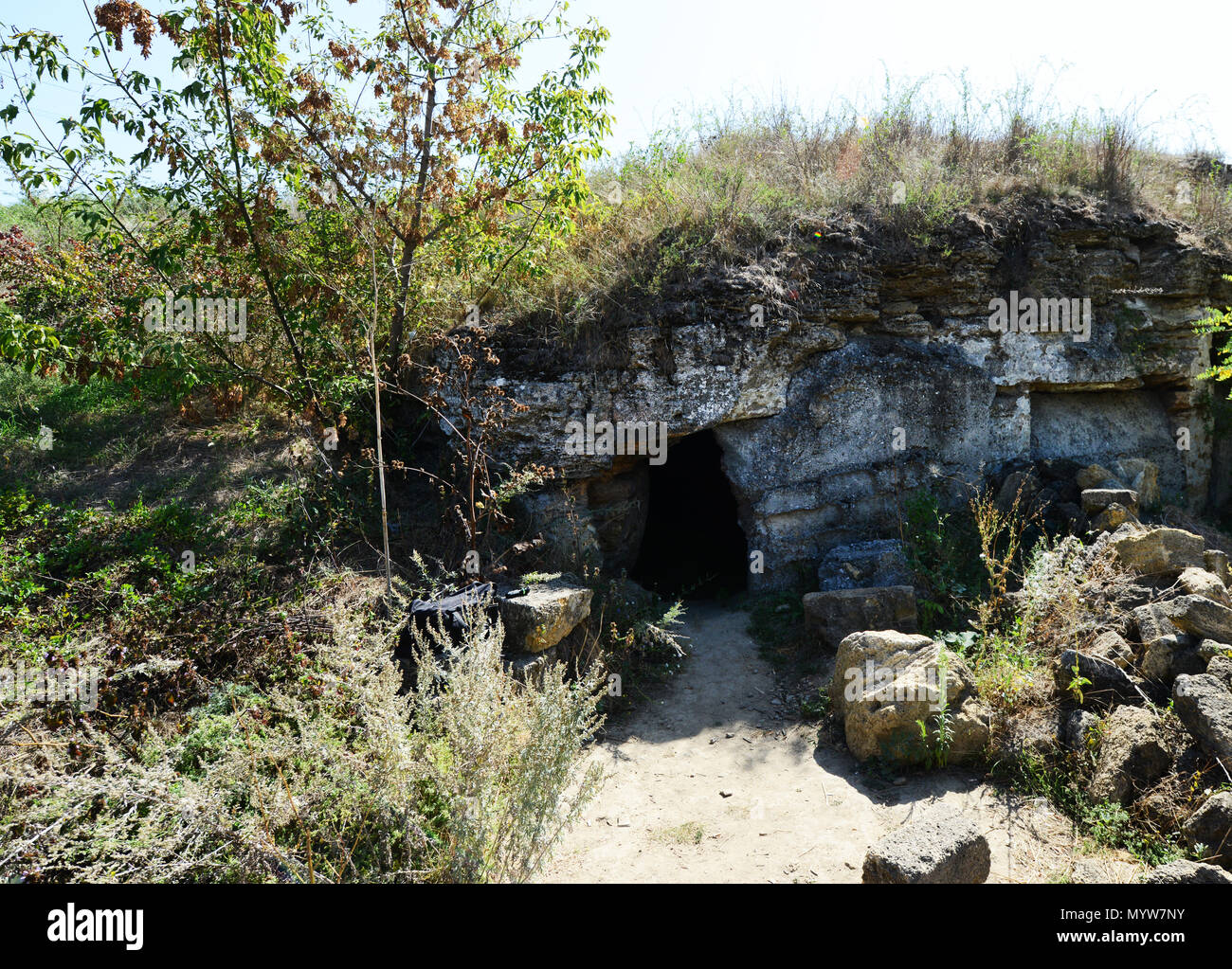 The Odessa Catacombs are a labyrinth-like network of tunnels ...