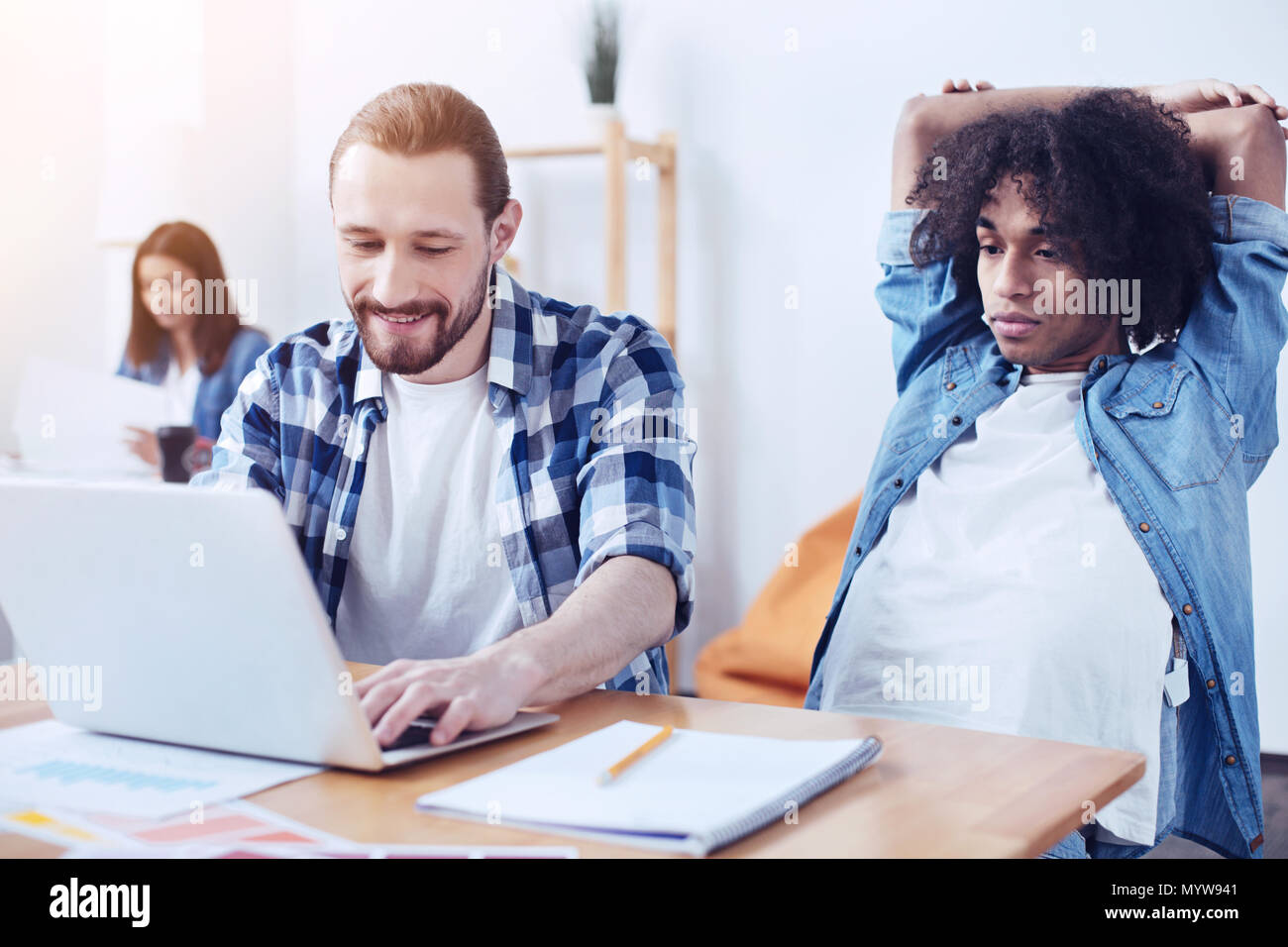 Arms over head hi-res stock photography and images - Alamy