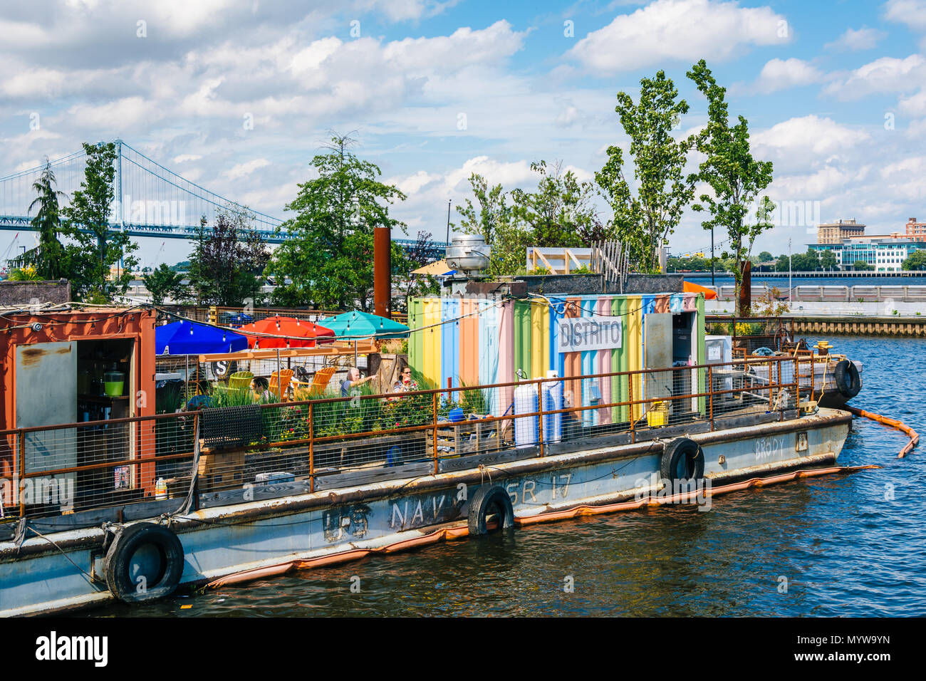 Spruce Street Harbor Park, in Penns Landing, Philadelphia, Pennsylvania ...