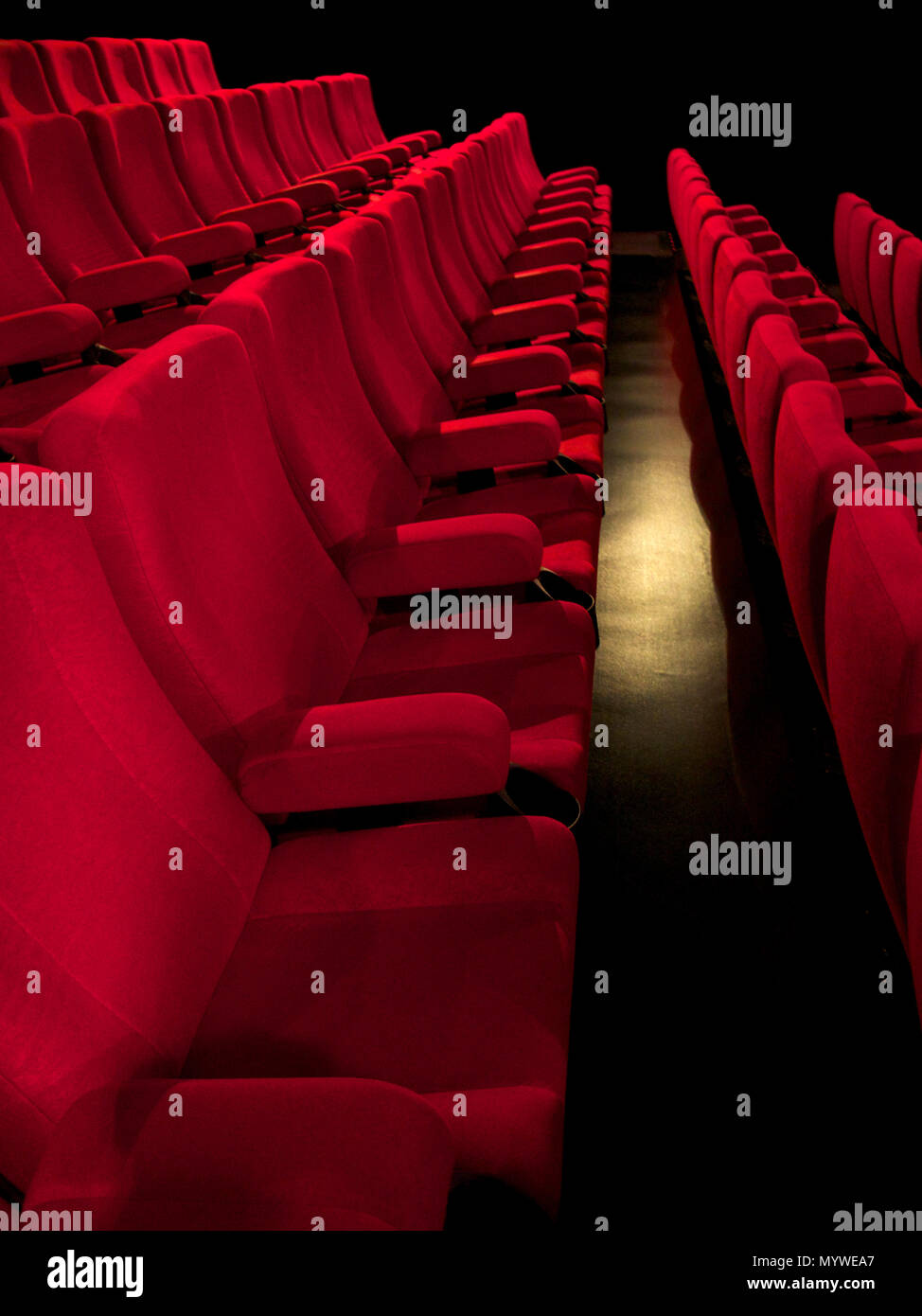 View of an empty movie theater Stock Photo - Alamy