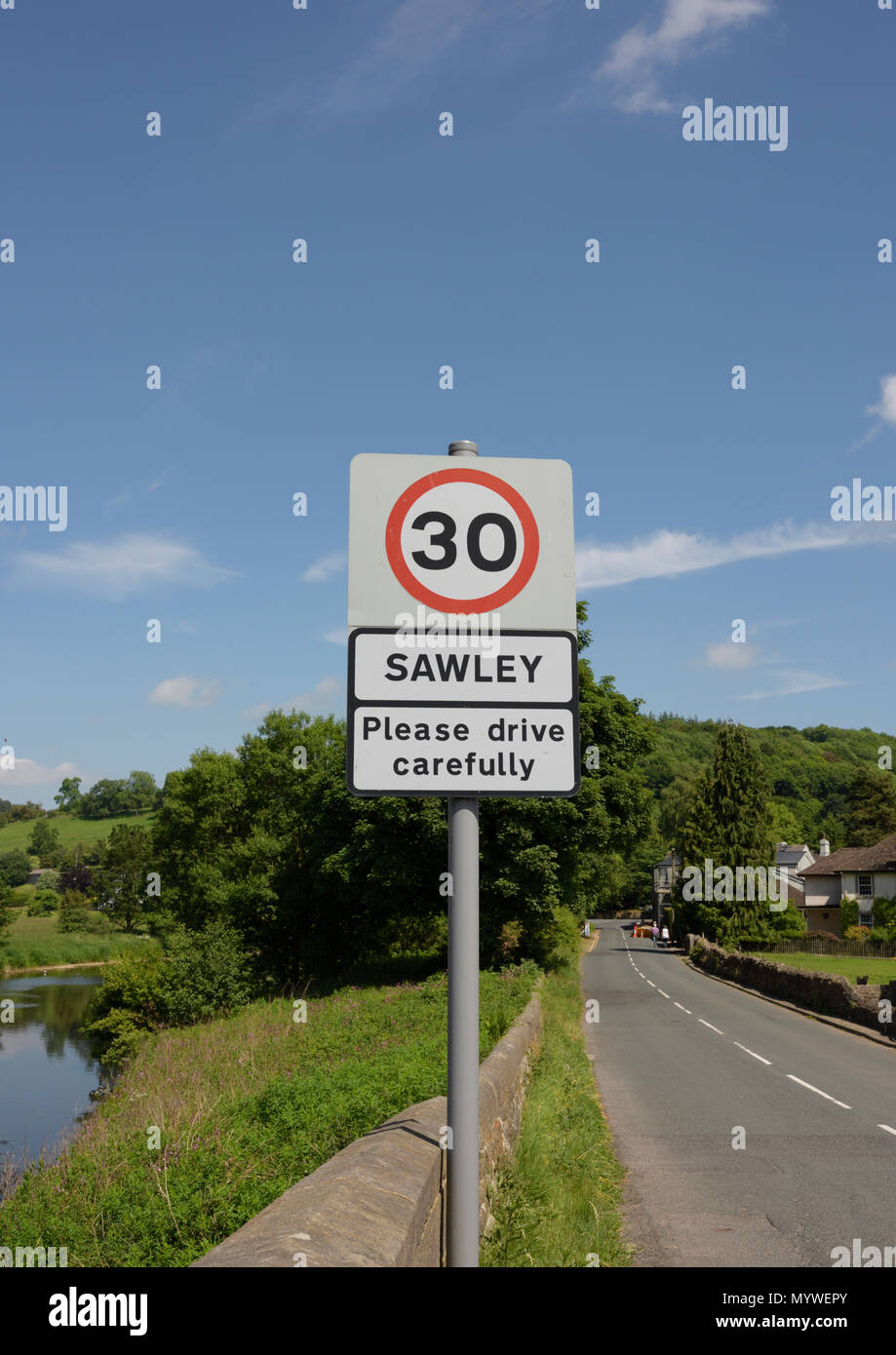 Please drive carefully road sign uk hi-res stock photography and images ...