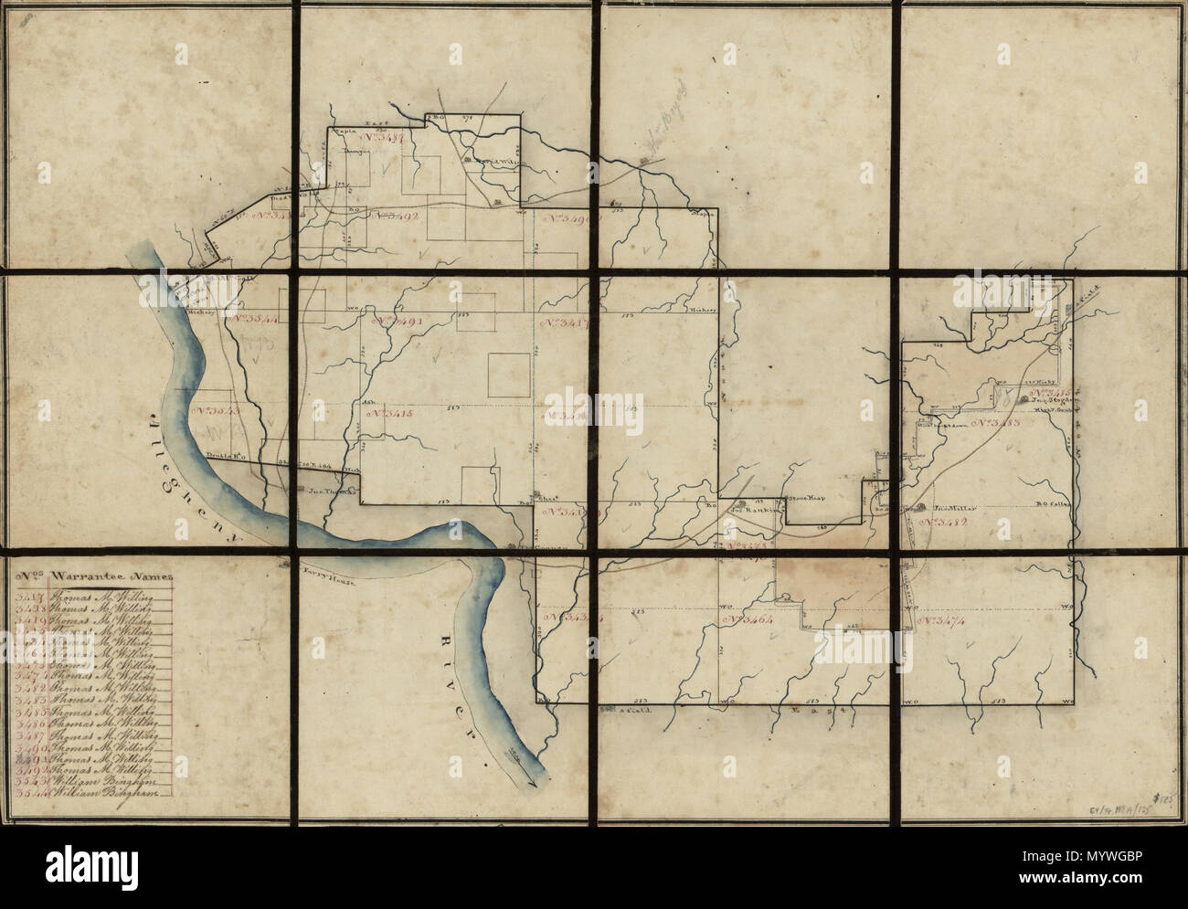 Estate maps hi-res stock photography and images - Alamy